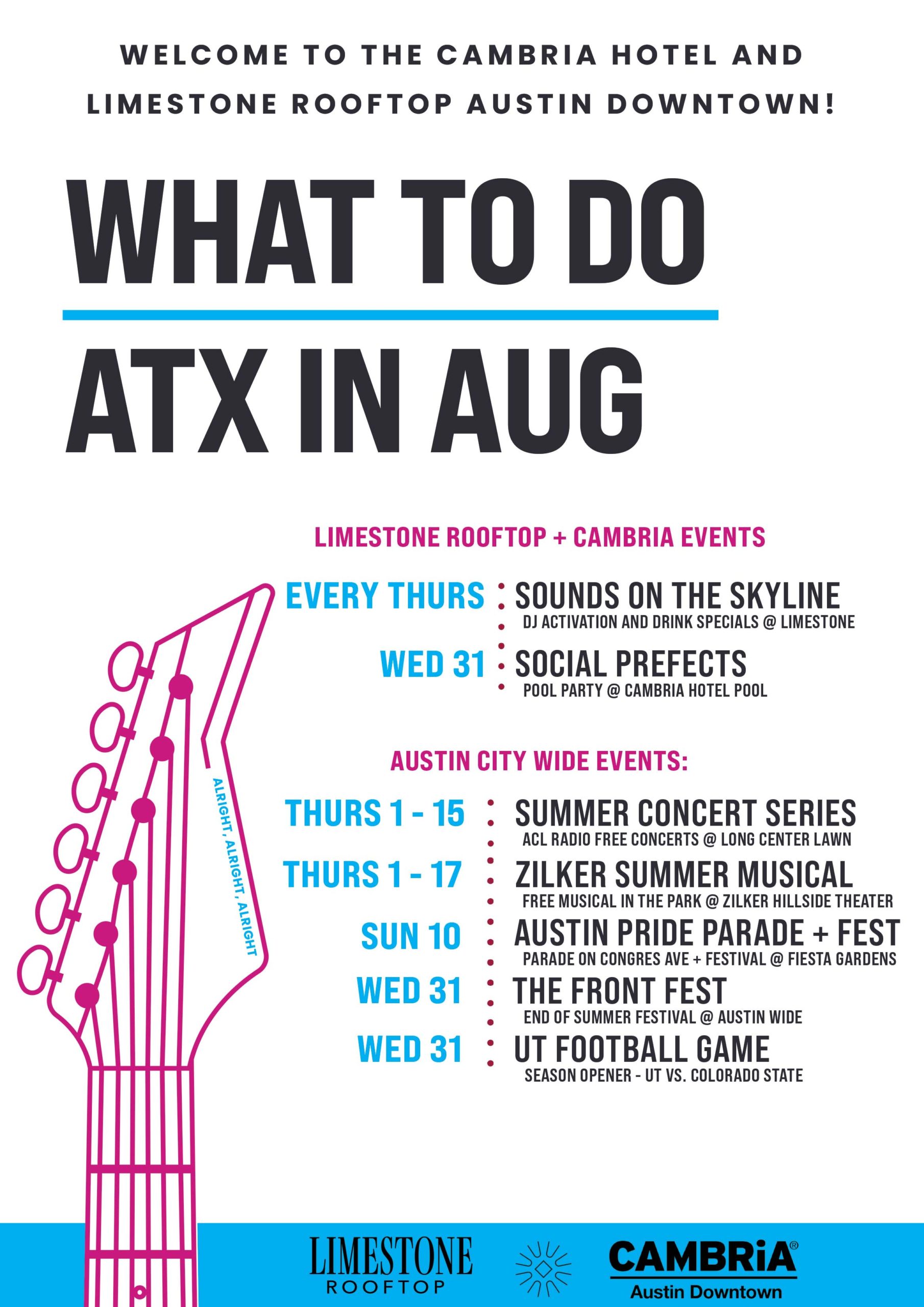 August Events - Limestone